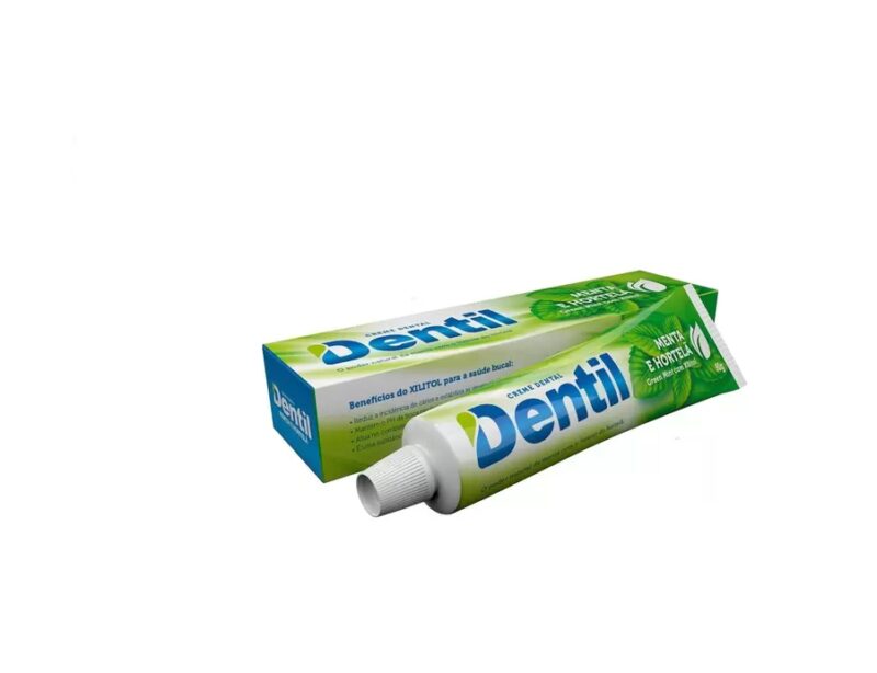 Gel Dental Adulto Dentil Nature Xilitol - Menta e Hortelã - BioFAO : BioFAO